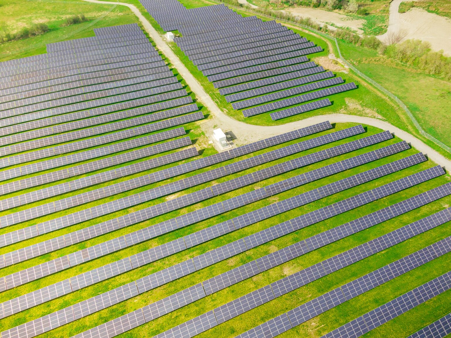 Solar energy farms are big projects that require teams of specialists